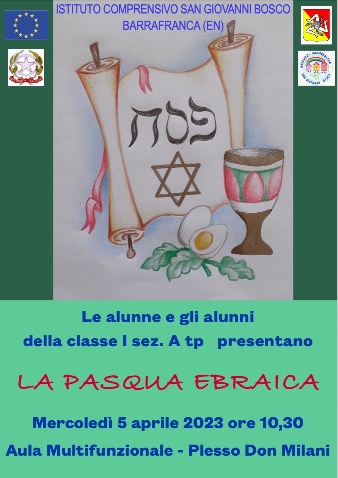 Pasqua ebraica 2023 - Don Bosco Barrafranca
